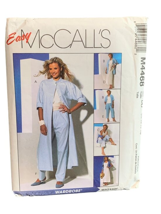 McCall's | Office | Easy Mccalls M4468 Jacket Shirt Skirt Pant Pattern ...